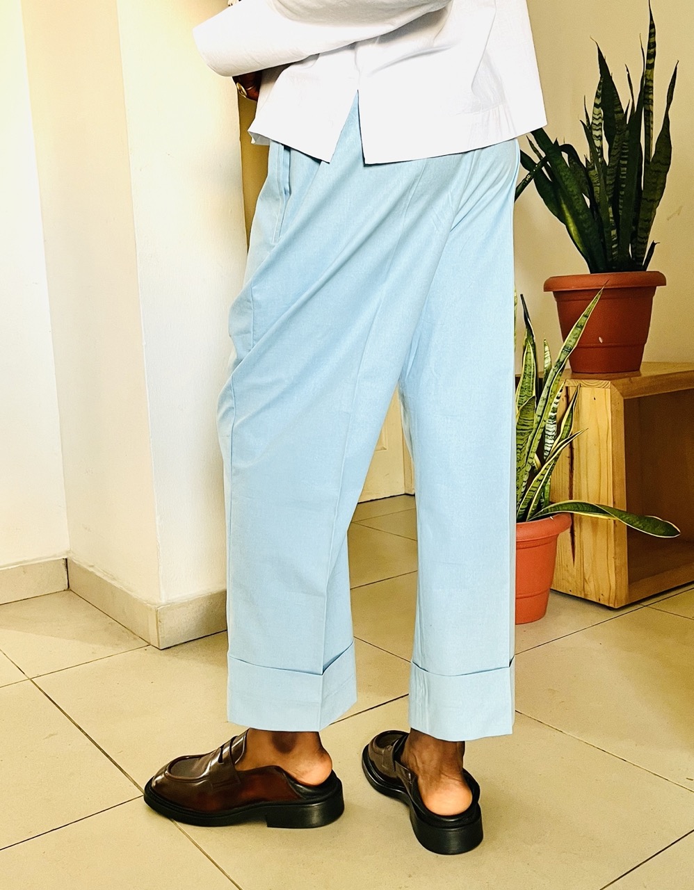 TEMI TROUSERS – BLUE – EJII