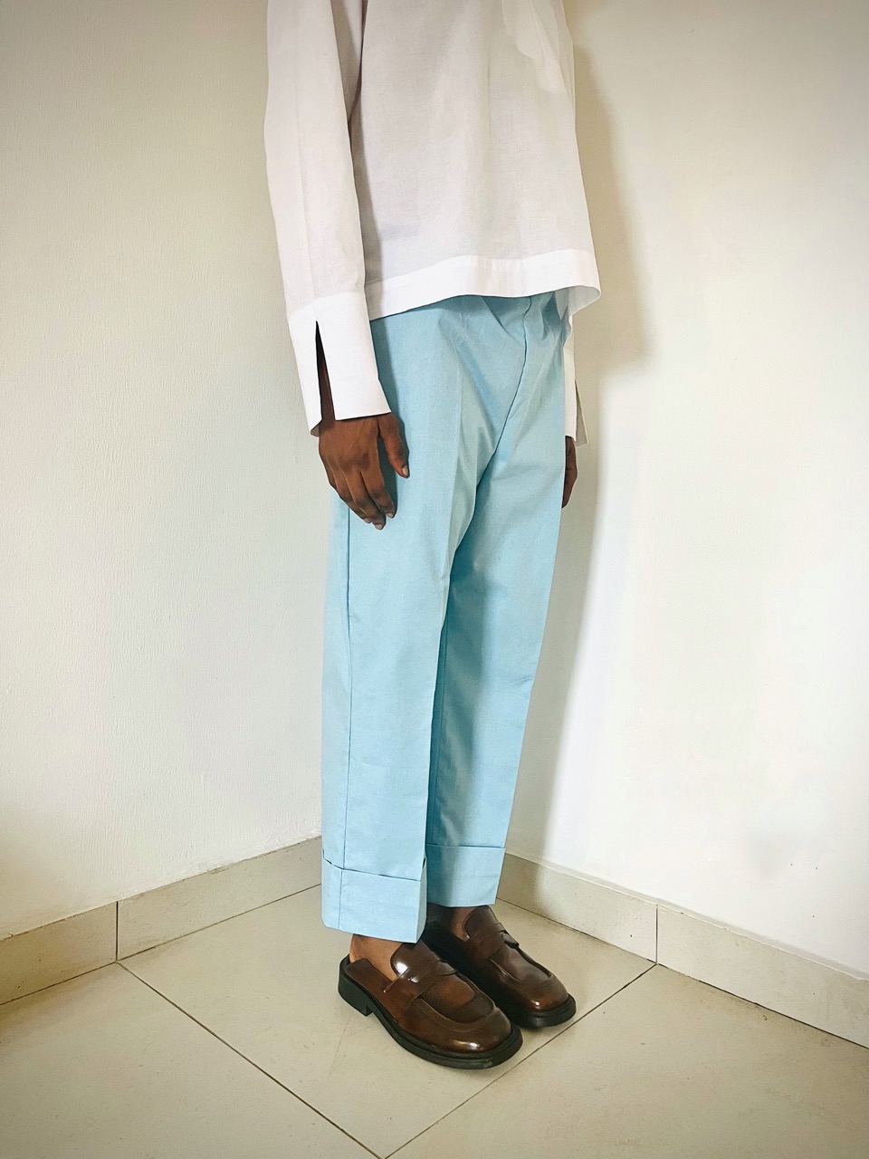 TEMI TROUSERS – BLUE – EJII