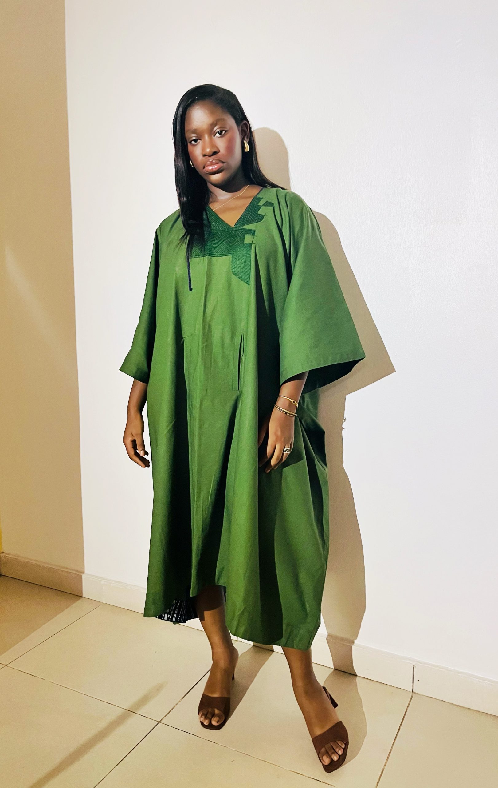 OBA AGBADA – GREEN – EJII